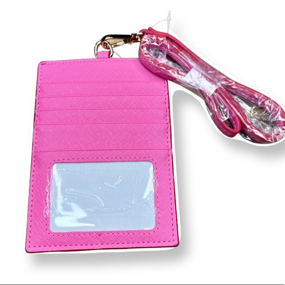 14th & Union | Accessories | 4th And Union Pink Lanyard Card Case ...